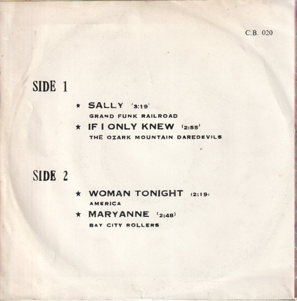 Grand Funk Railroad / Ozark Mountain Daredevils / America / Bay City R ...