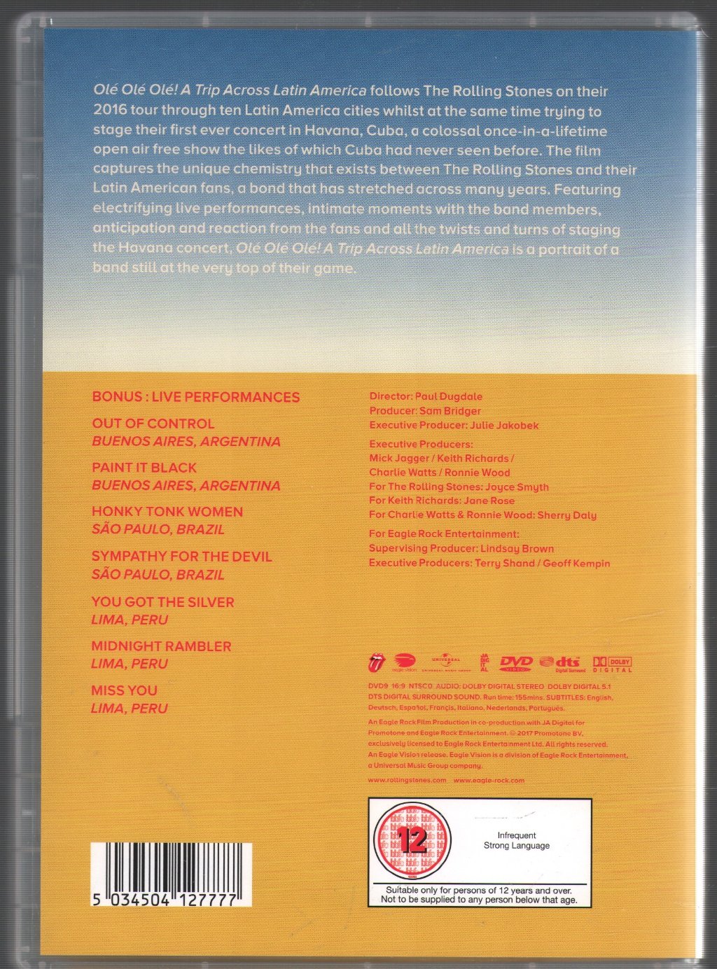 Rolling Stones - Olé Olé Olé! (A Trip Across Latin America) - Dvd ...