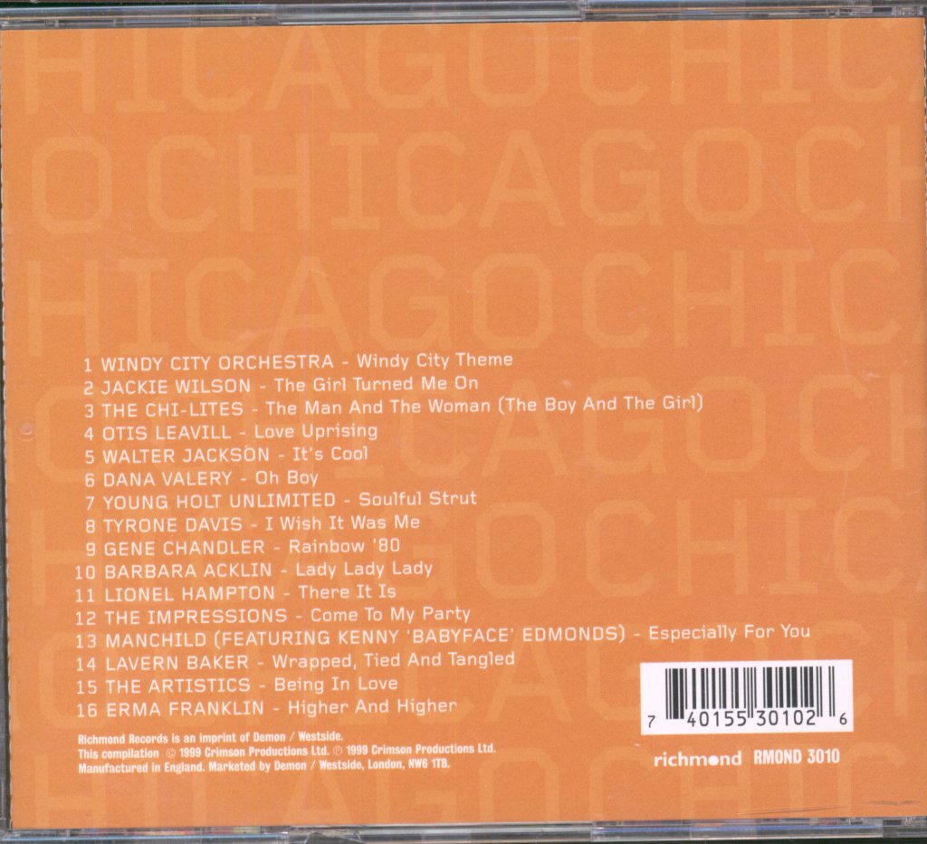 Various Artists - Soul From The Cities Vol 2 - Chicago - Cd – Vinyl Tap