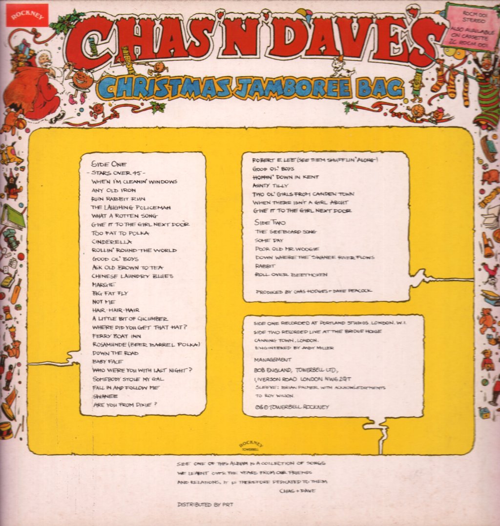 Chas And Dave - Chas 'N' Dave's Christmas Jamboree Bag - Lp – Vinyl Tap