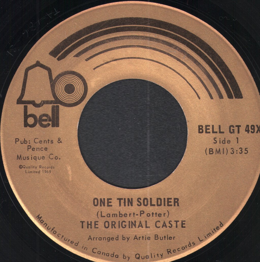 Original Caste - One Tin Soldier - 7 Inch – Vinyl Tap