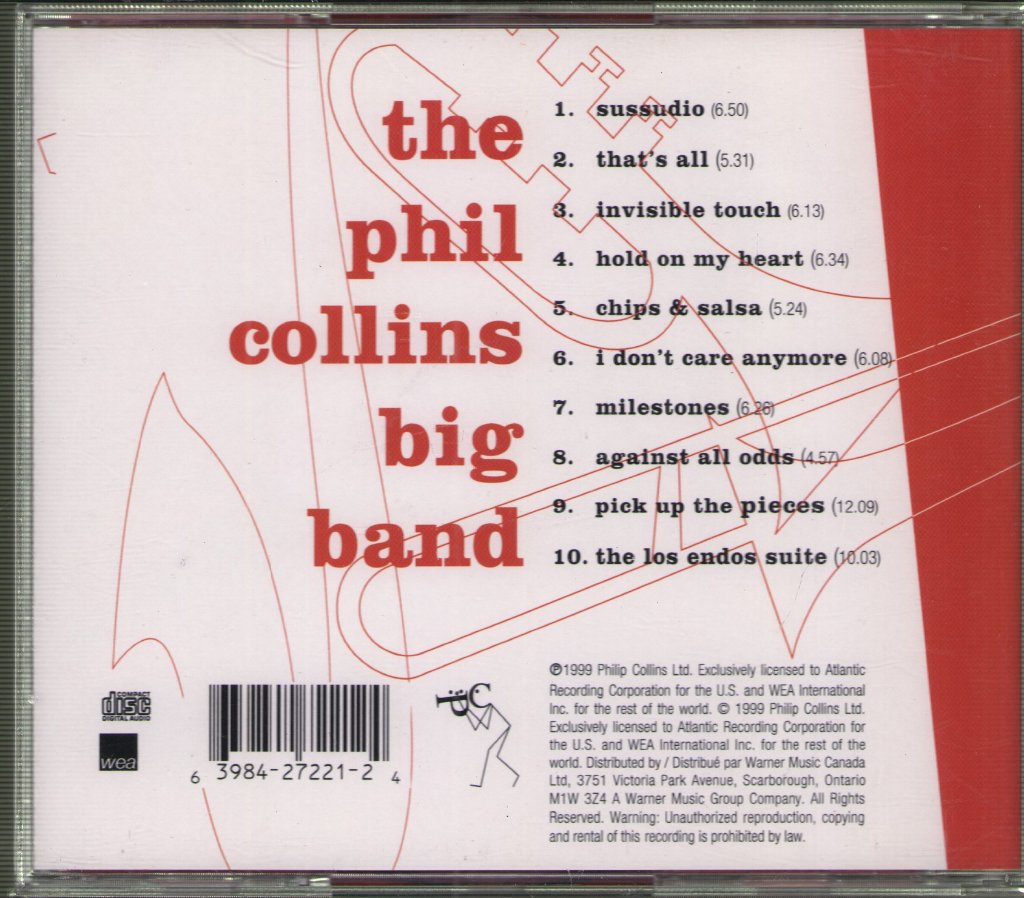 Phil Collins Big Band - A Hot Night In Paris - Cd – Vinyl Tap