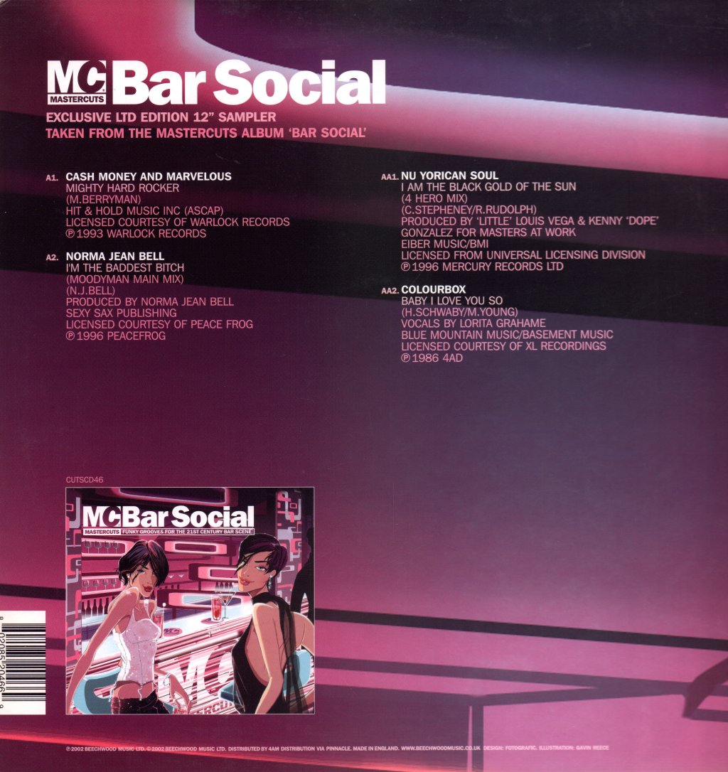 Various Artists - MC Bar Social - 12 Inch – Vinyl Tap