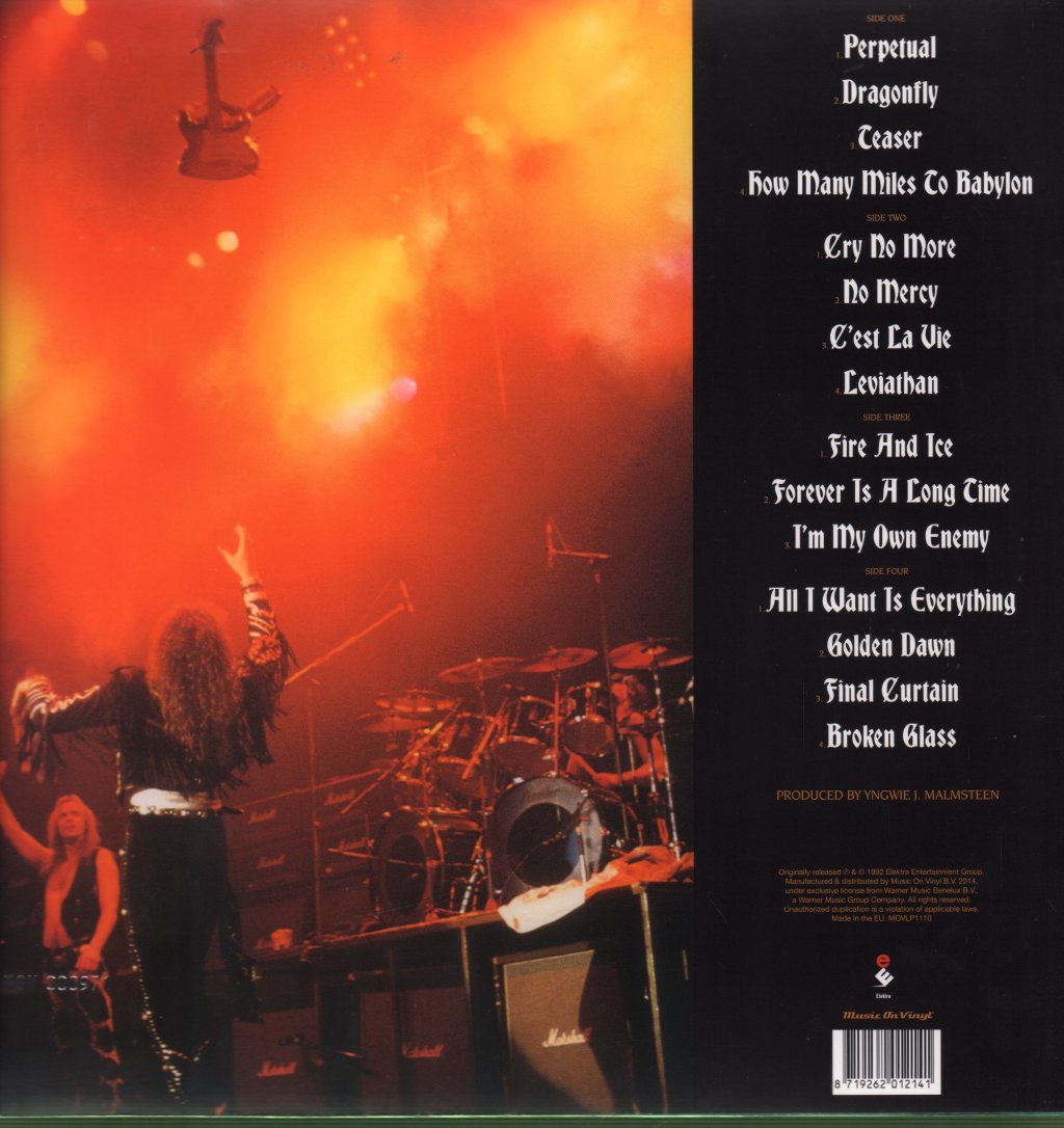 Yngwie Malmsteen - Fire And Ice - Double Lp – Vinyl Tap