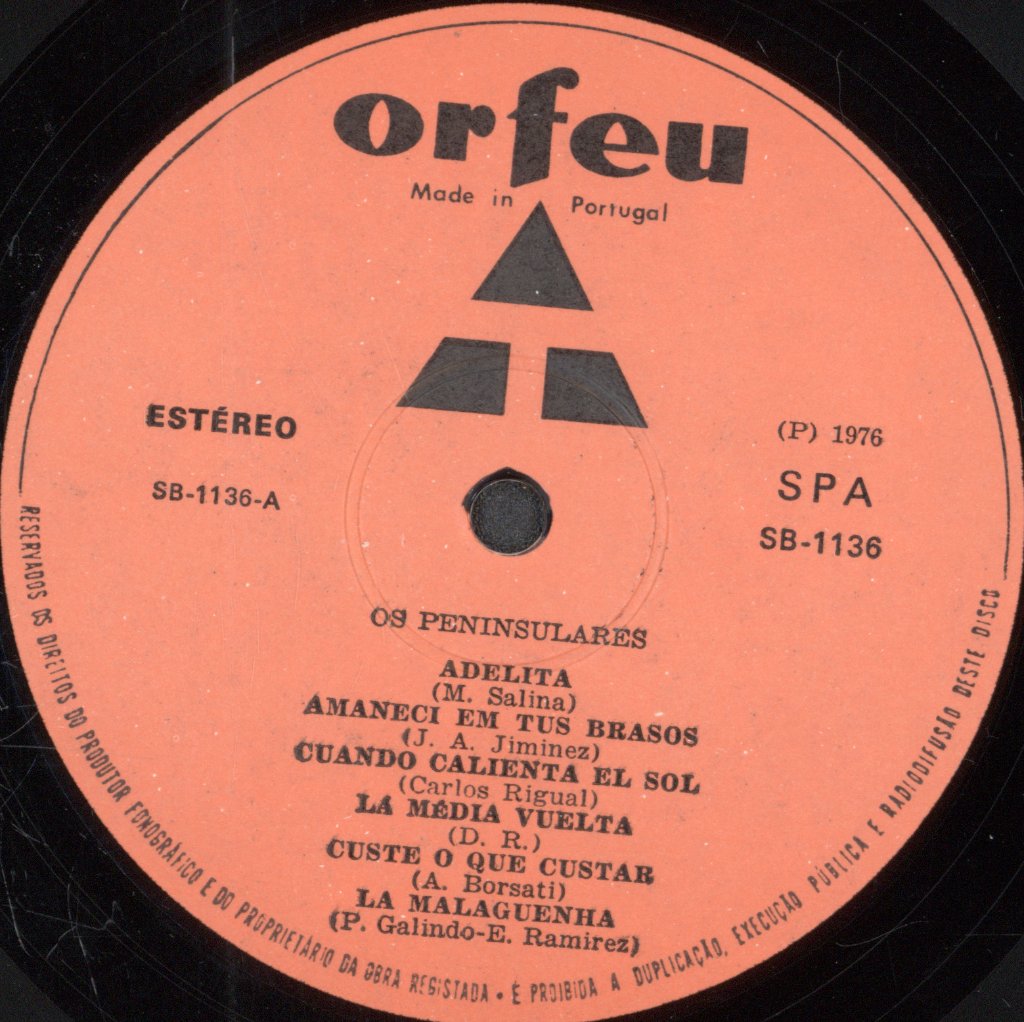 Os Peninsulares - Os Peninsulares - Lp – Vinyl Tap