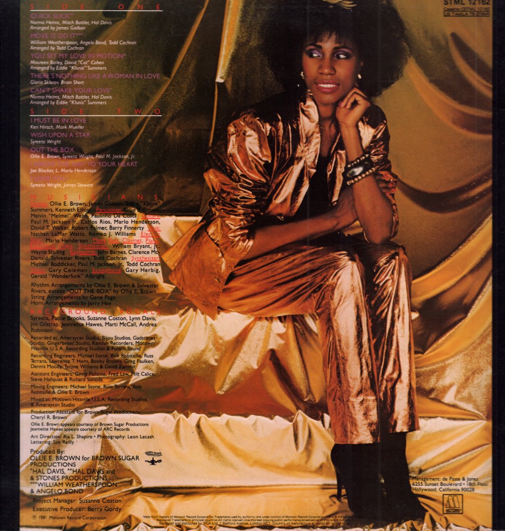 Syreeta - Set My Love In Motion - Lp – Vinyl Tap