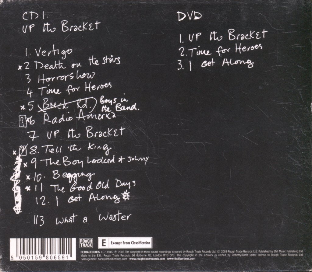 Libertines - Up The Bracket - Cd/Dvd – Vinyl Tap