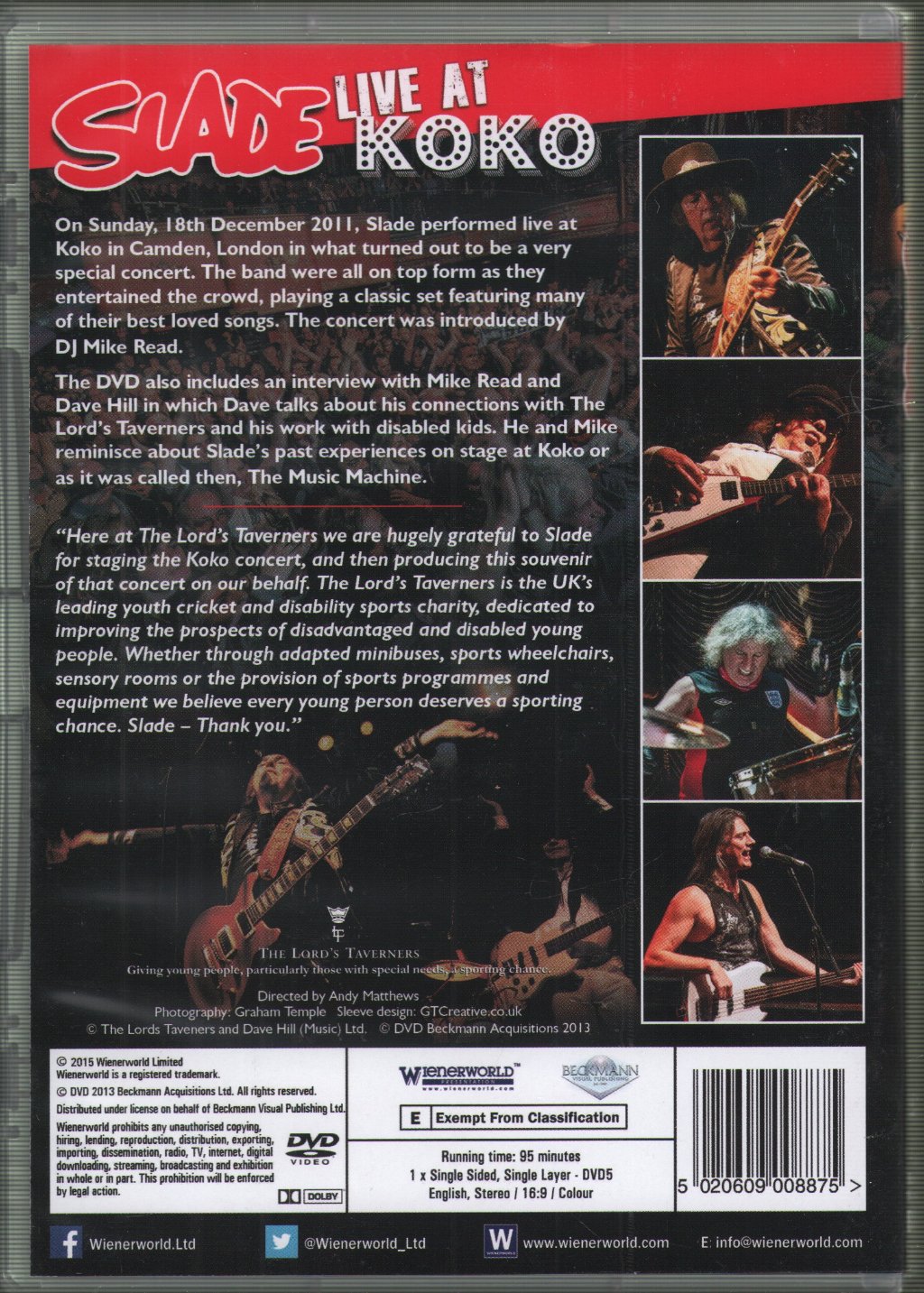 Slade - Live At Koko - Dvd – Vinyl Tap