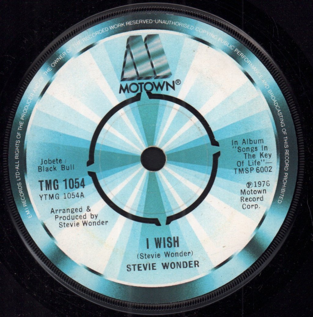 Stevie Wonder - I Wish - 7 Inch – Vinyl Tap