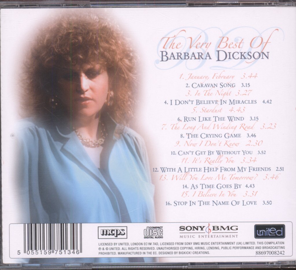 Barbara Dickson - Very Best Of - Cd – Vinyl Tap