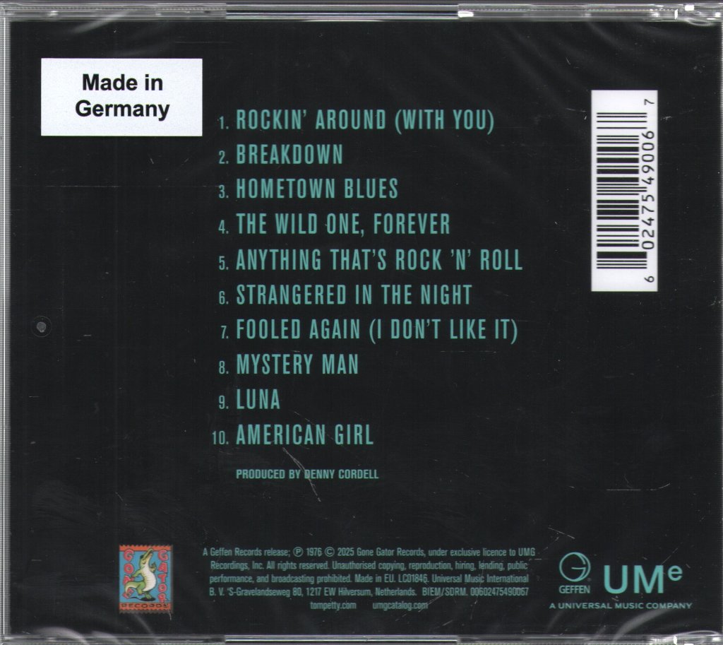 Tom Petty And The Heartbreakers - Tom Petty and the Heartbreakers - Cd ...