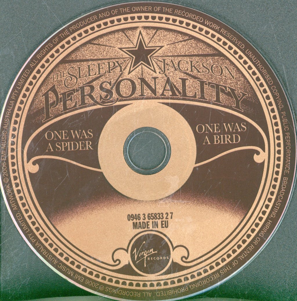Sleepy Jackson - Personality (One Was A Spider, One Was A Bird) - Cd ...