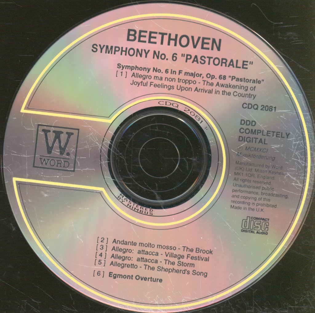 Various Artists - Beethoven - Symphony No. 6, "Pastoral" - Cd – Vinyl Tap