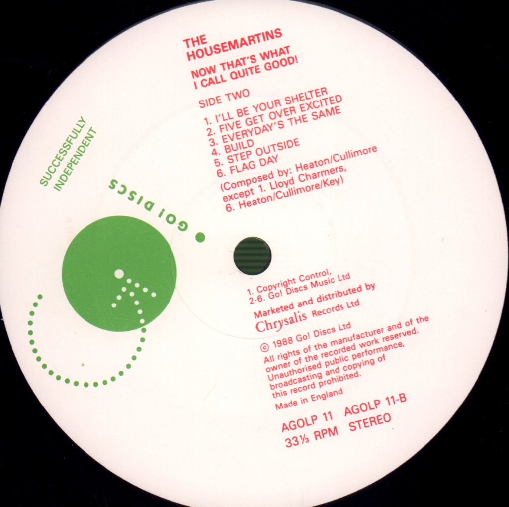 Housemartins - Now That's What I Call Quite Good - Double Lp – Vinyl Tap