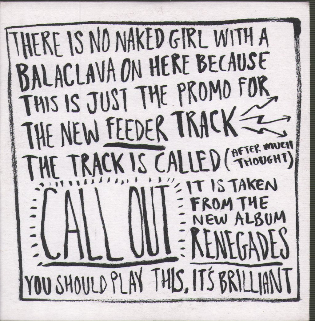 Feeder - Call Out - Cd – Vinyl Tap