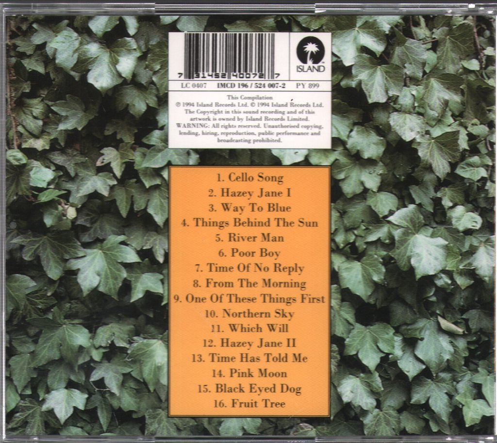 Nick Drake - Way To Blue - An Introduction To Nick Drake - Cd – Vinyl Tap