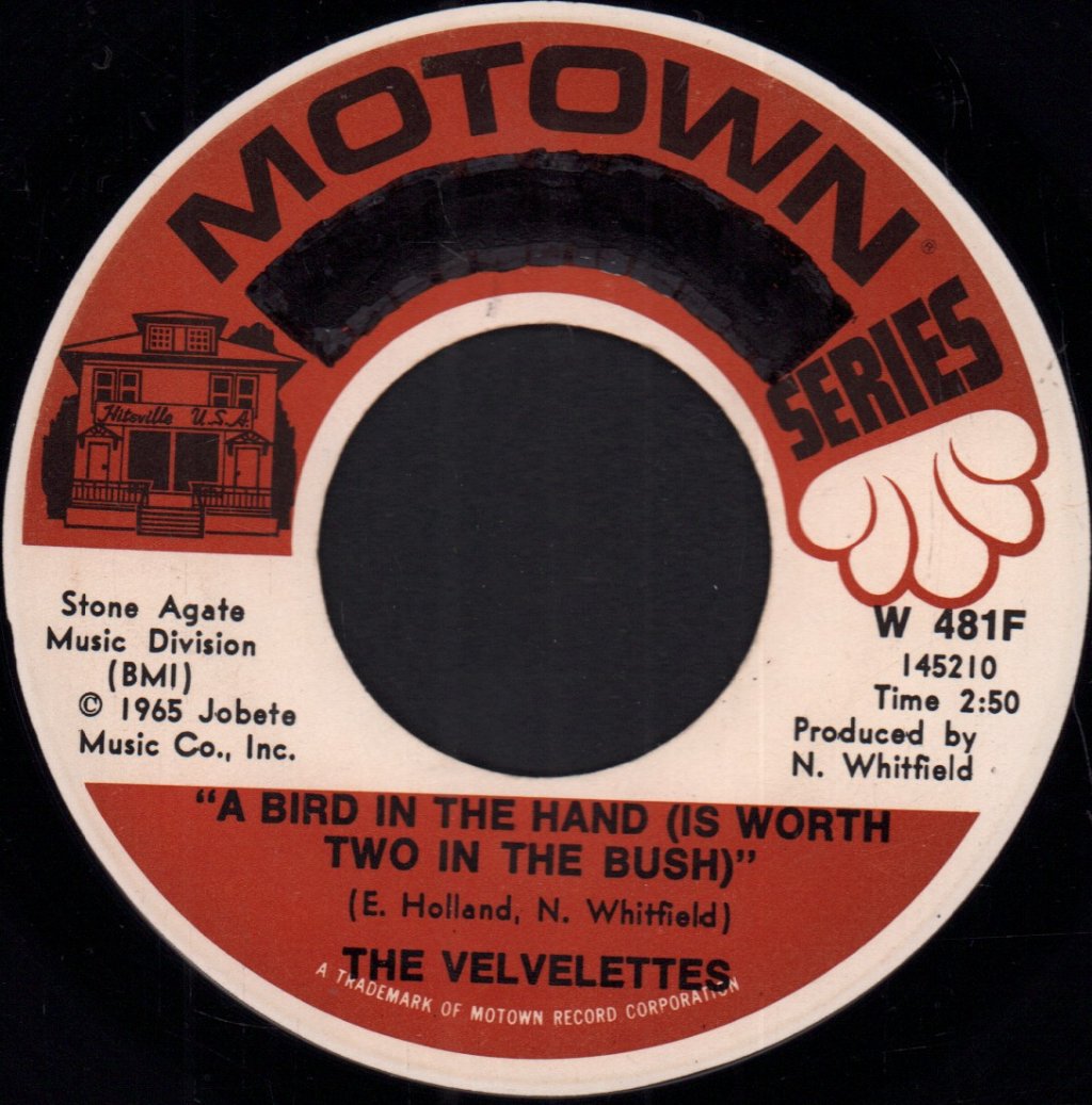 Velvelettes - Lonely, Lonely Girl Am I / A Bird In The Hand (Is Worth ...