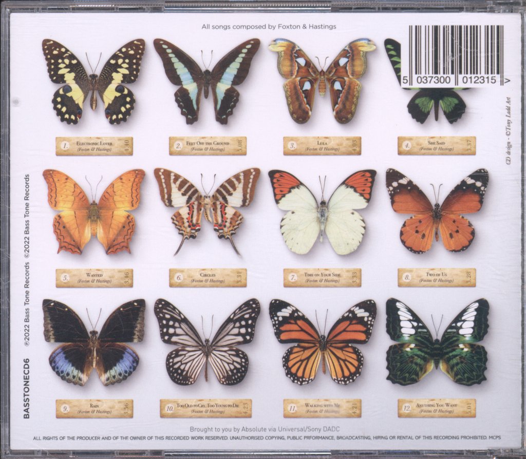 Bruce Foxton And Russell Hastings - Butterfly Effect - Cd – Vinyl Tap