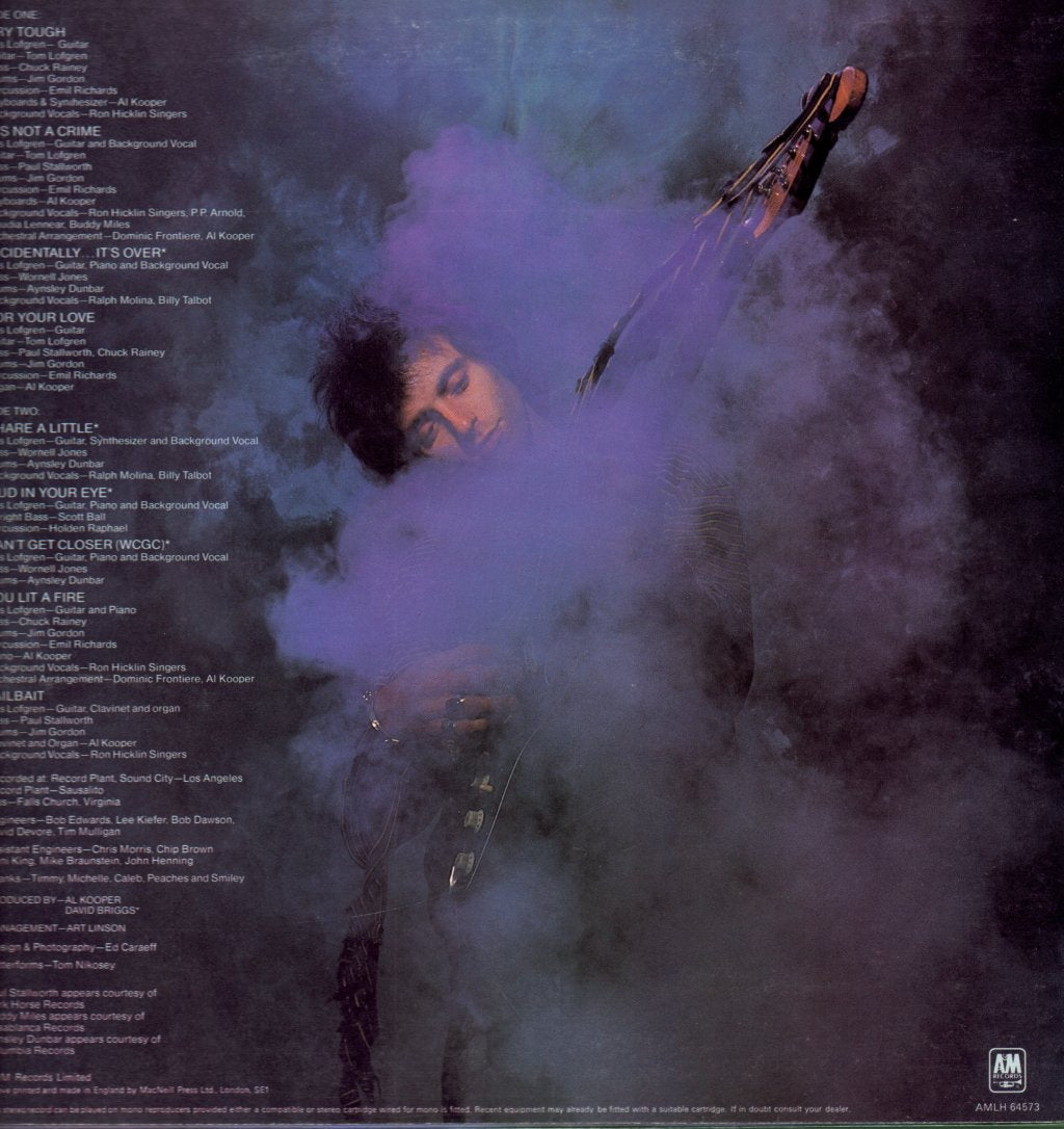 Nils Lofgren - Cry Tough - Lp – Vinyl Tap