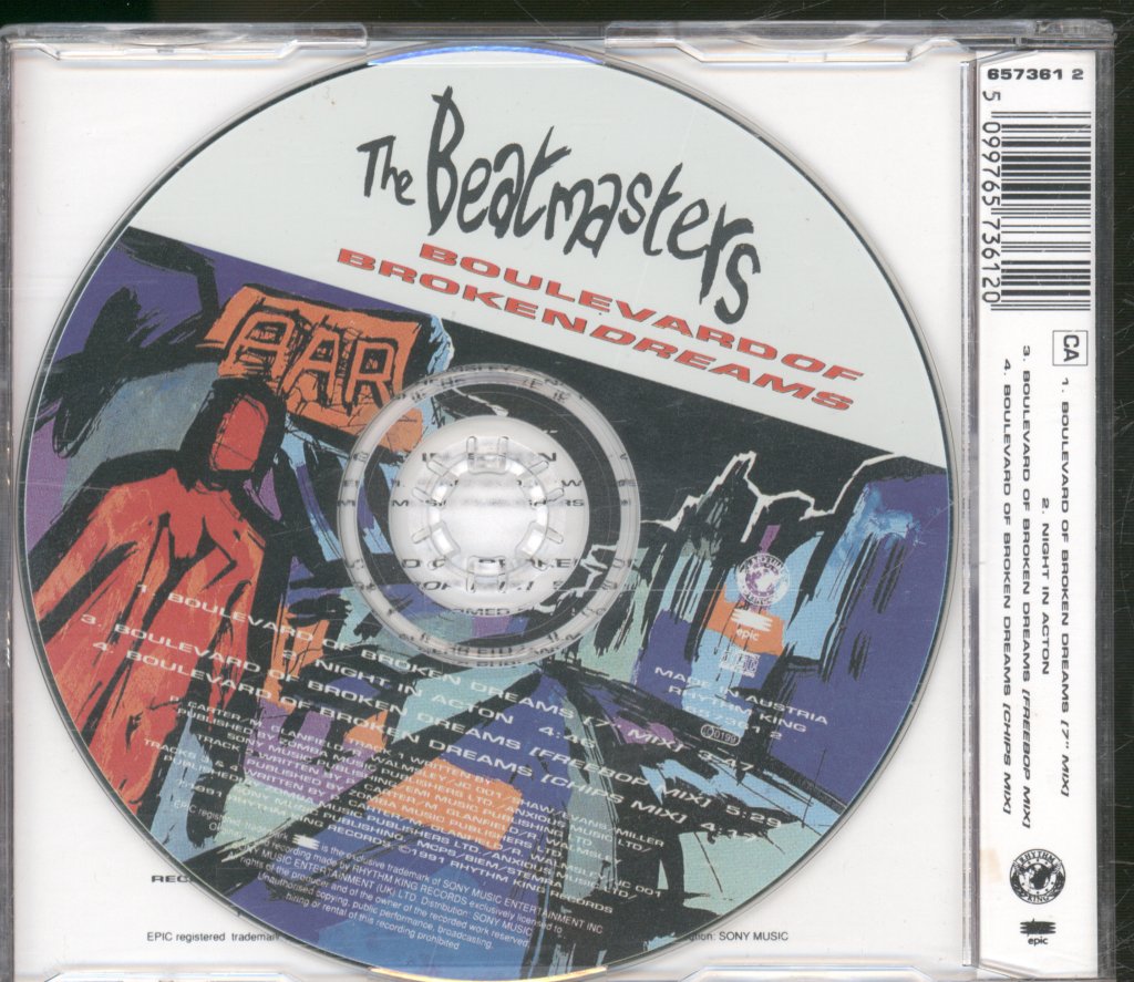 Beatmasters - Boulevard Of Broken Dreams - Cd – Vinyl Tap