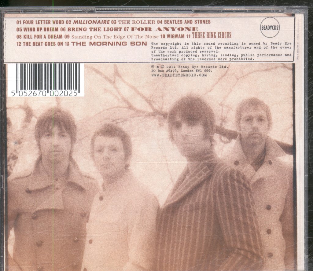 Beady Eye - Different Gear, Still Speeding - Cd – Vinyl Tap