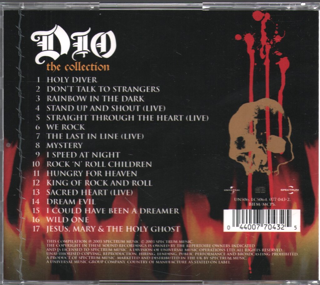 Dio - Collection - Cd – Vinyl Tap
