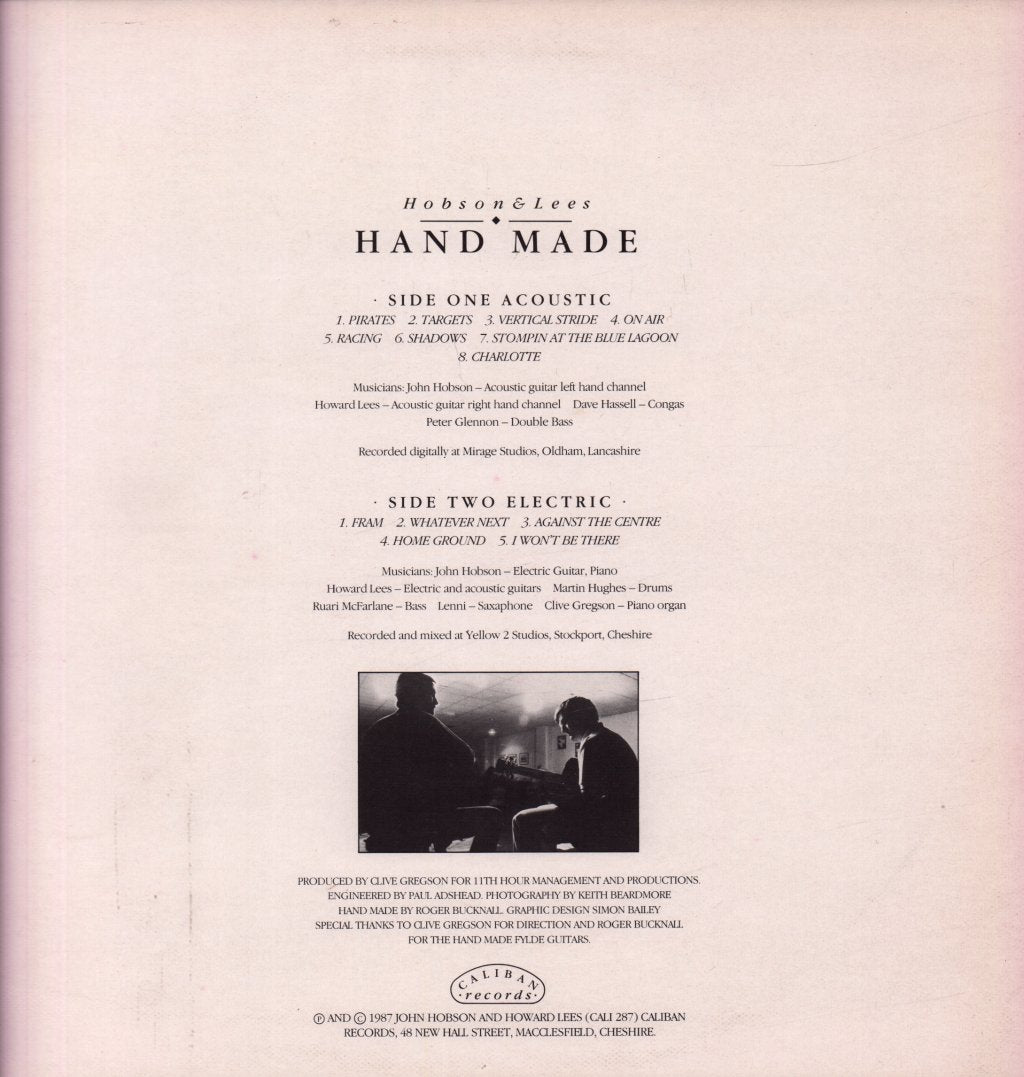 Hobson And Lees - Hand Made - Lp – Vinyl Tap