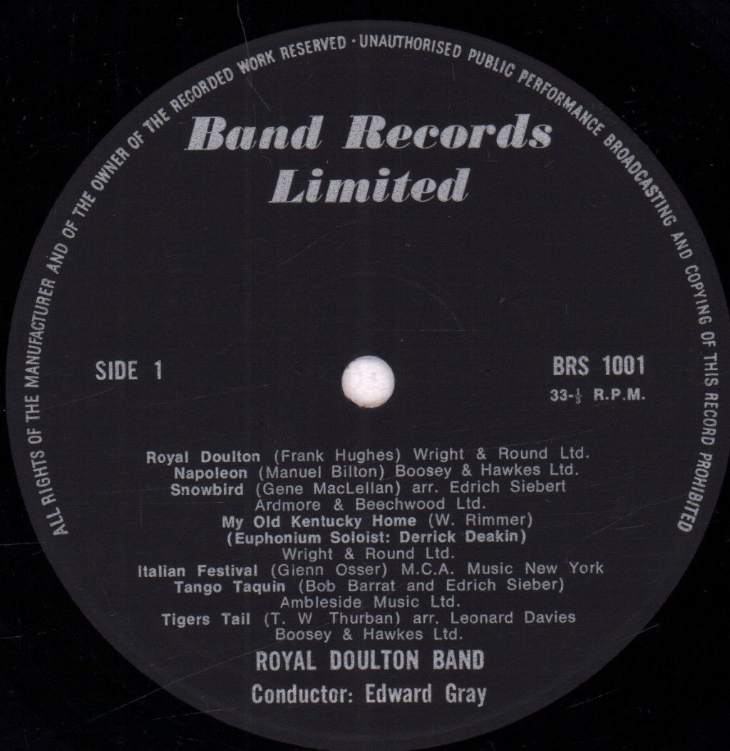 Royal Doulton Band - Royal Doulton Band - Lp – Vinyl Tap