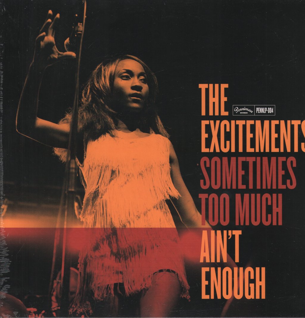 Excitements - Sometimes Too Much Ain't Enough - Lp – Vinyl Tap