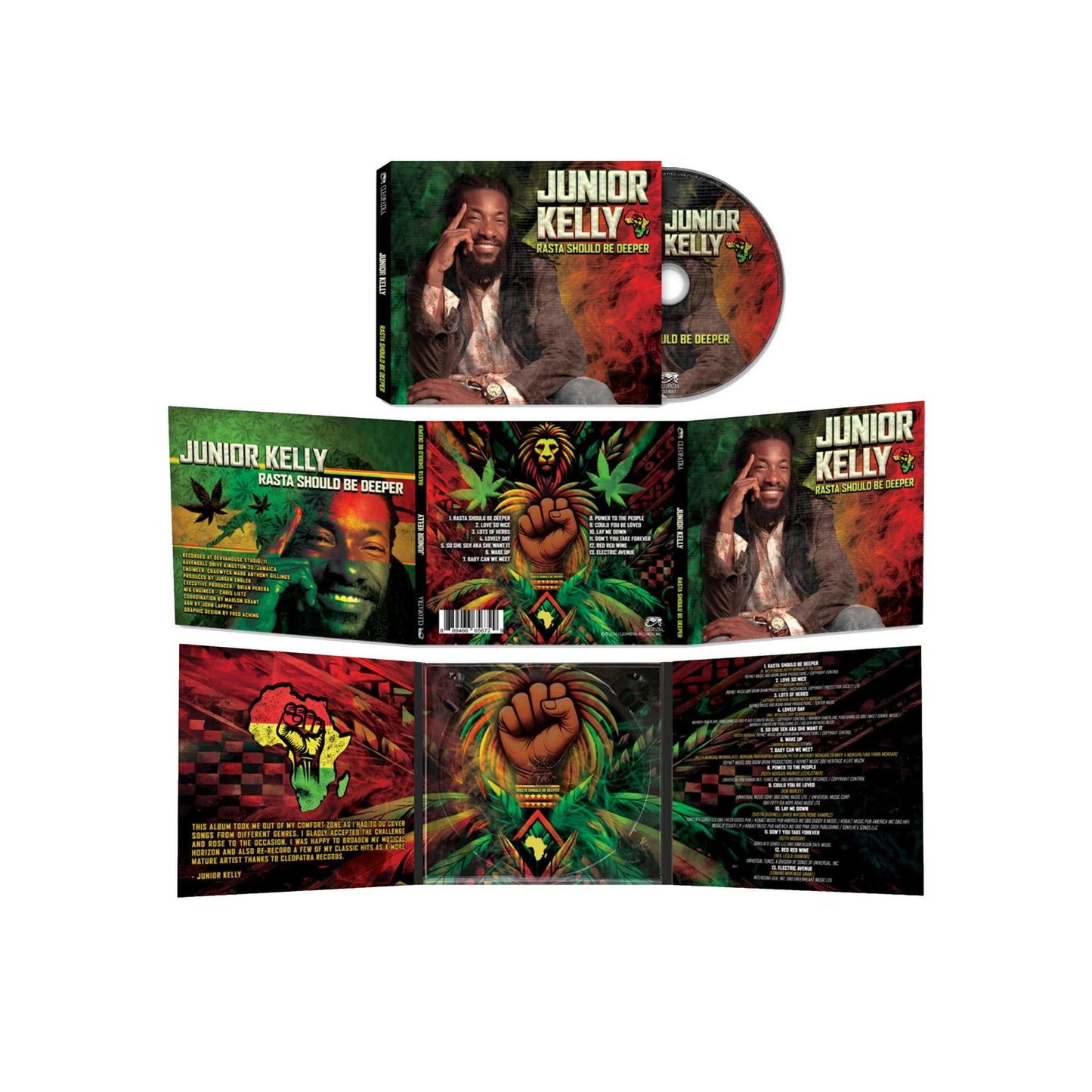 Junior Kelly - Rasta Should Be Deeper - Cd – Vinyl Tap