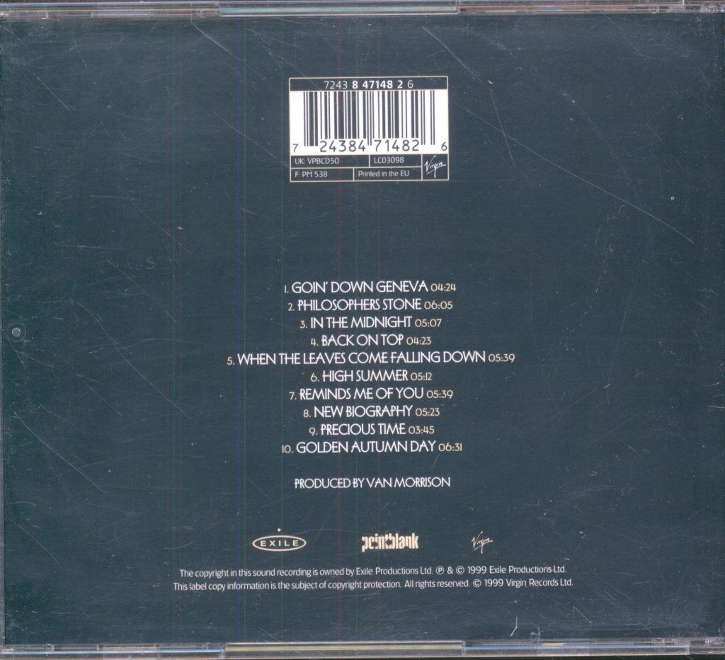 Van Morrison - Back On Top - Cd – Vinyl Tap