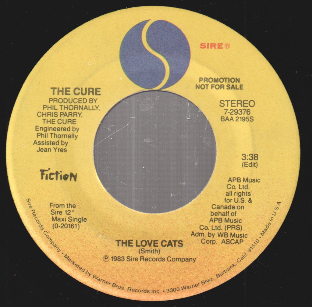 Cure - Love Cats - 7 Inch – Vinyl Tap
