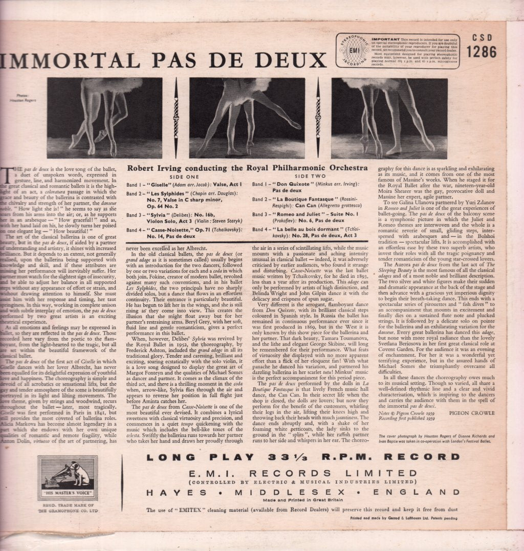 Royal Philharmonic Orchestra - Immortal Pas De Deux - Lp – Vinyl Tap