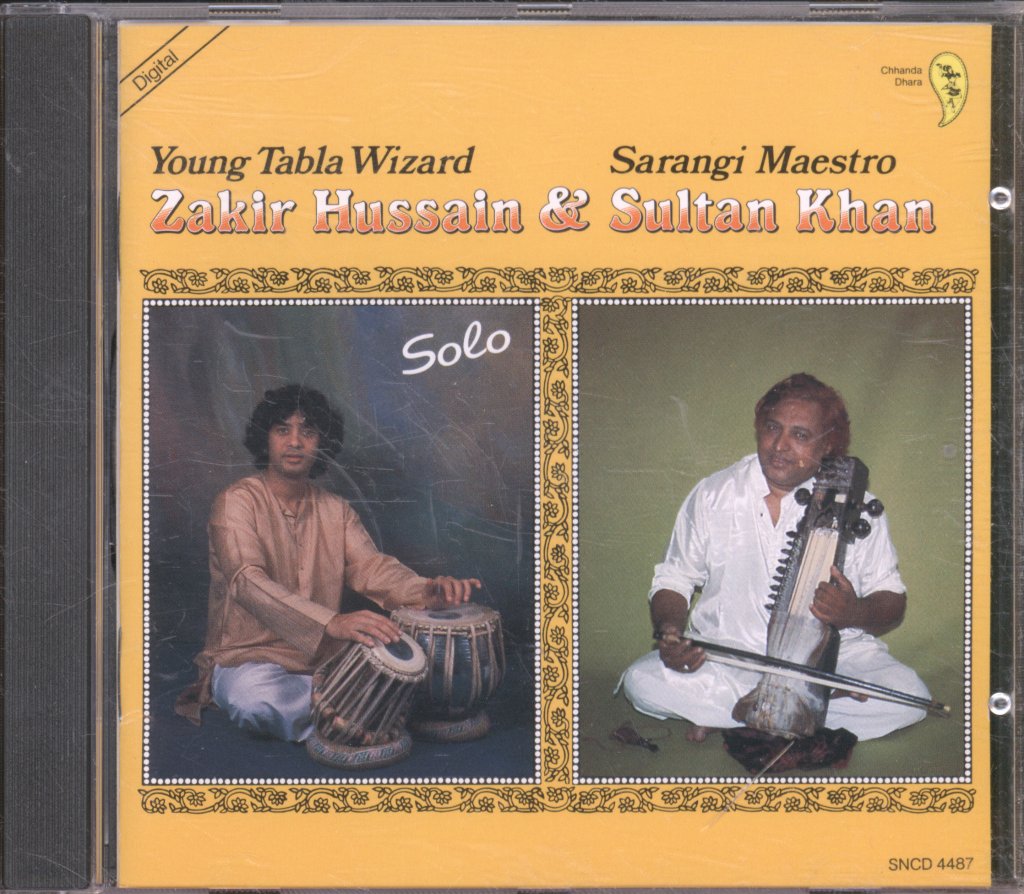 Zakir Hussain, Sultan Khan - Young Tabla Wizard - Sarangi Maestro - Cd ...