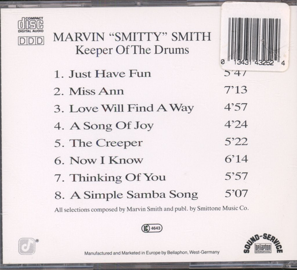 Marvin Smitty Smith - Keeper Of The Drums - Cd – Vinyl Tap