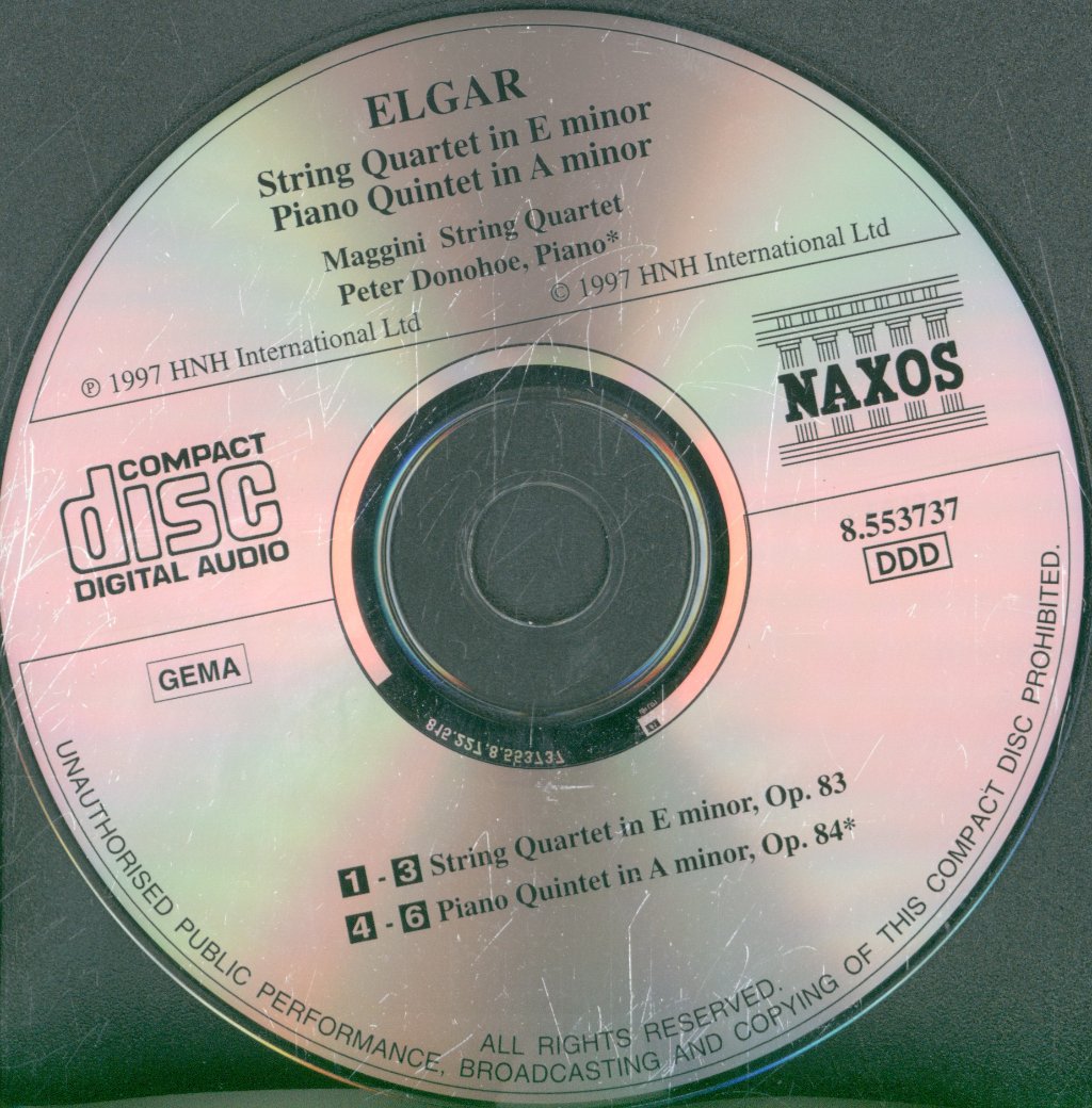 Maggini Quartet, Peter Donohoe - Elgar - String Quartet In E Minor / P ...