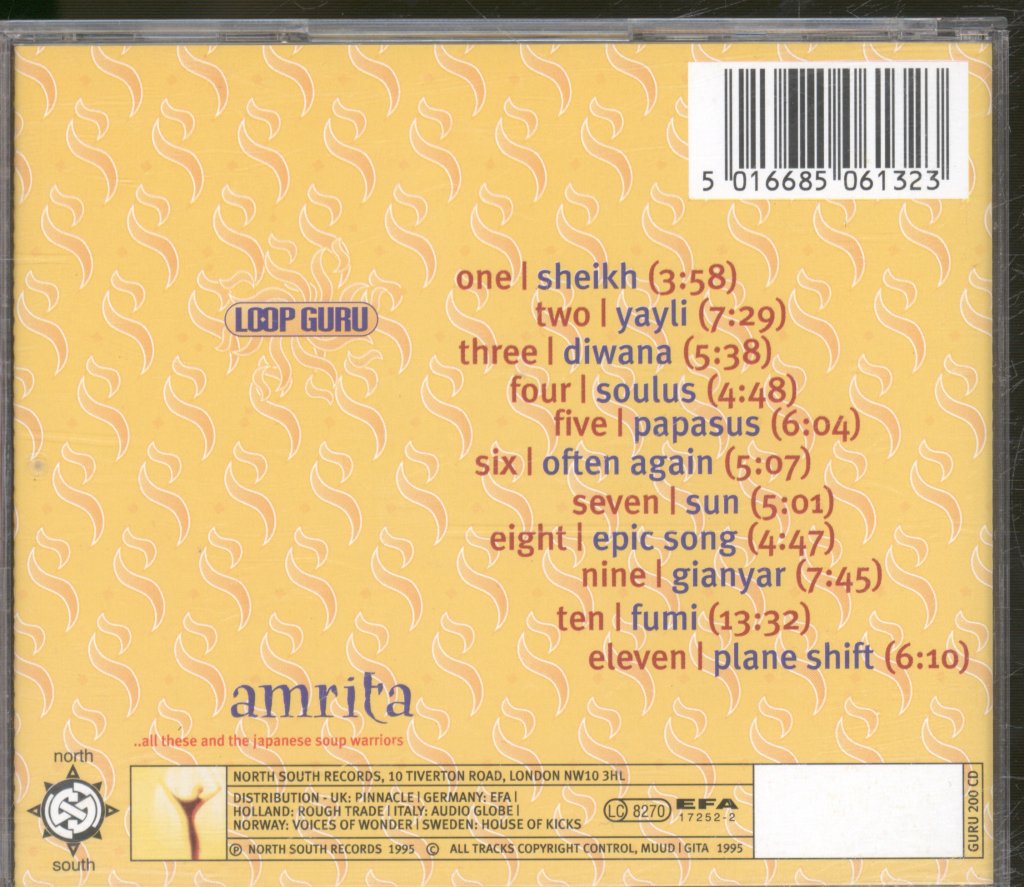 Loop Guru - Amrita (...All These And The Japanese Soup Warriors) - Cd ...