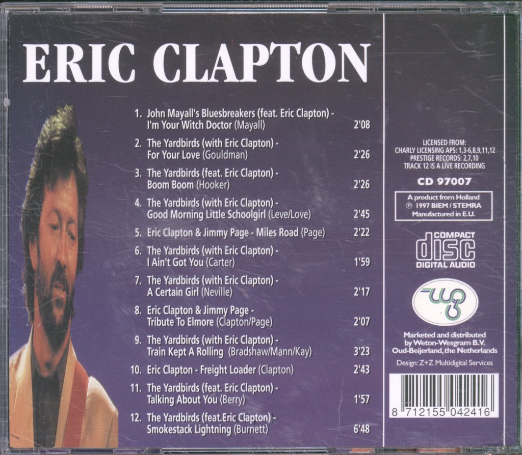 Eric Clapton - Eric Clapton - Cd – Vinyl Tap