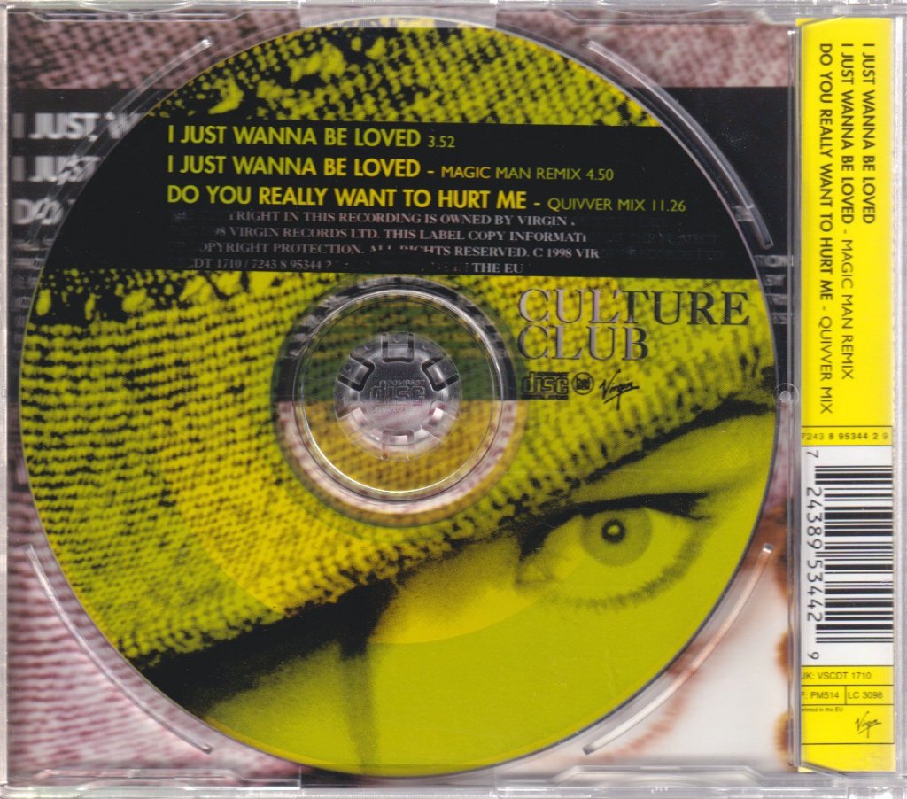 Culture Club - I Just Wanna Be Loved - Cd – Vinyl Tap