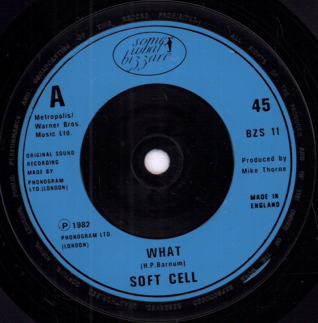 Soft Cell - What - 7 Inch – Vinyl Tap
