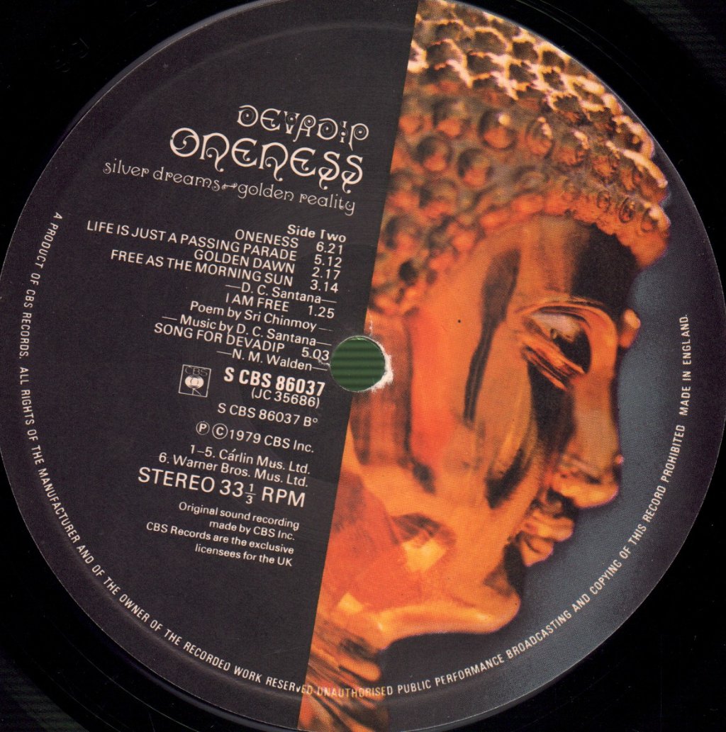 Devadip Carlos Santana - Oneness - Lp – Vinyl Tap