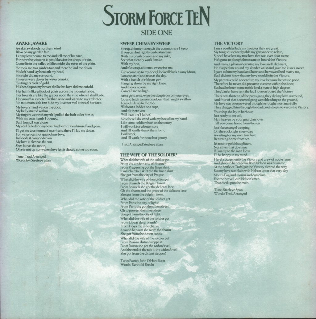 Steeleye Span - Storm Force Ten - Lp – Vinyl Tap