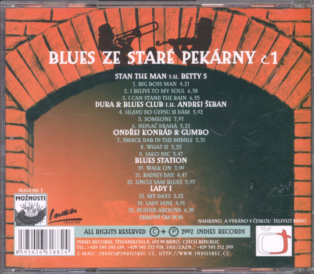 Various Artists - Blues Ze Staré Pekárny Č.1 - Cd – Vinyl Tap