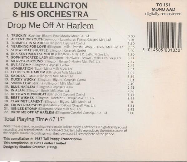 Duke Ellington And His Orchestra - Drop Me Off At Harlem - Cd – Vinyl Tap