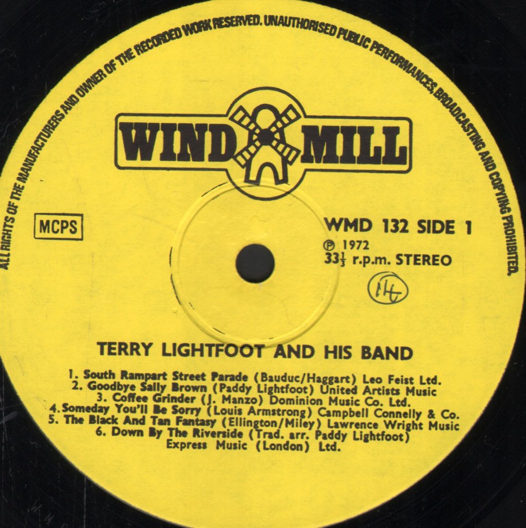 Terry Lightfoot And His Band - Terry Lightfoot And His Band - Lp ...