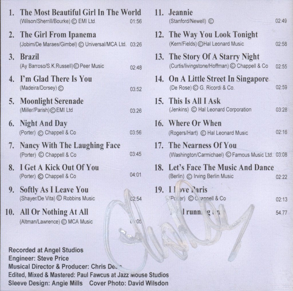 Chris Dean - Big Band Songbook - Cd – Vinyl Tap