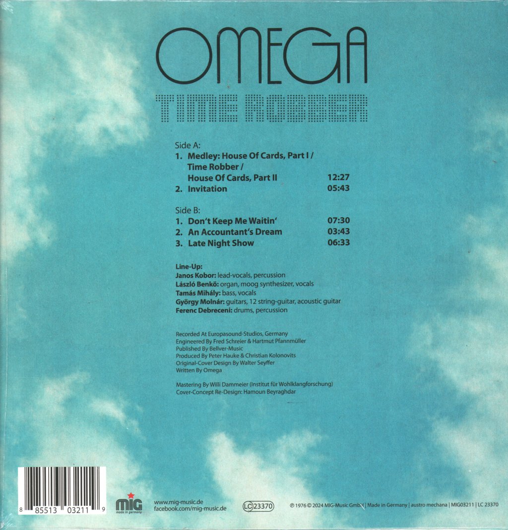 Omega - Time Robber - Lp – Vinyl Tap