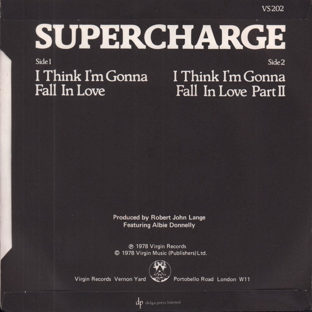 Supercharge - I Think I'm Gonna Fall In Love - 7 Inch – Vinyl Tap