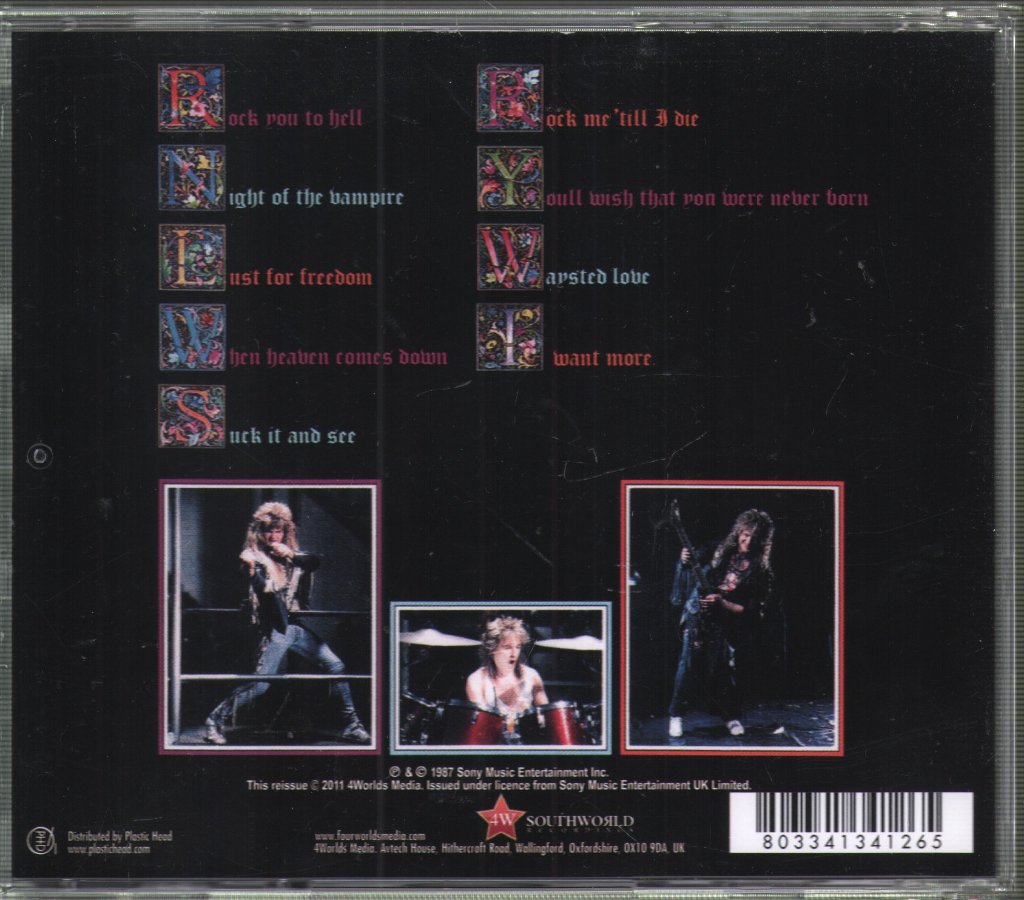 Grim Reaper - Rock You To Hell - Cd – Vinyl Tap