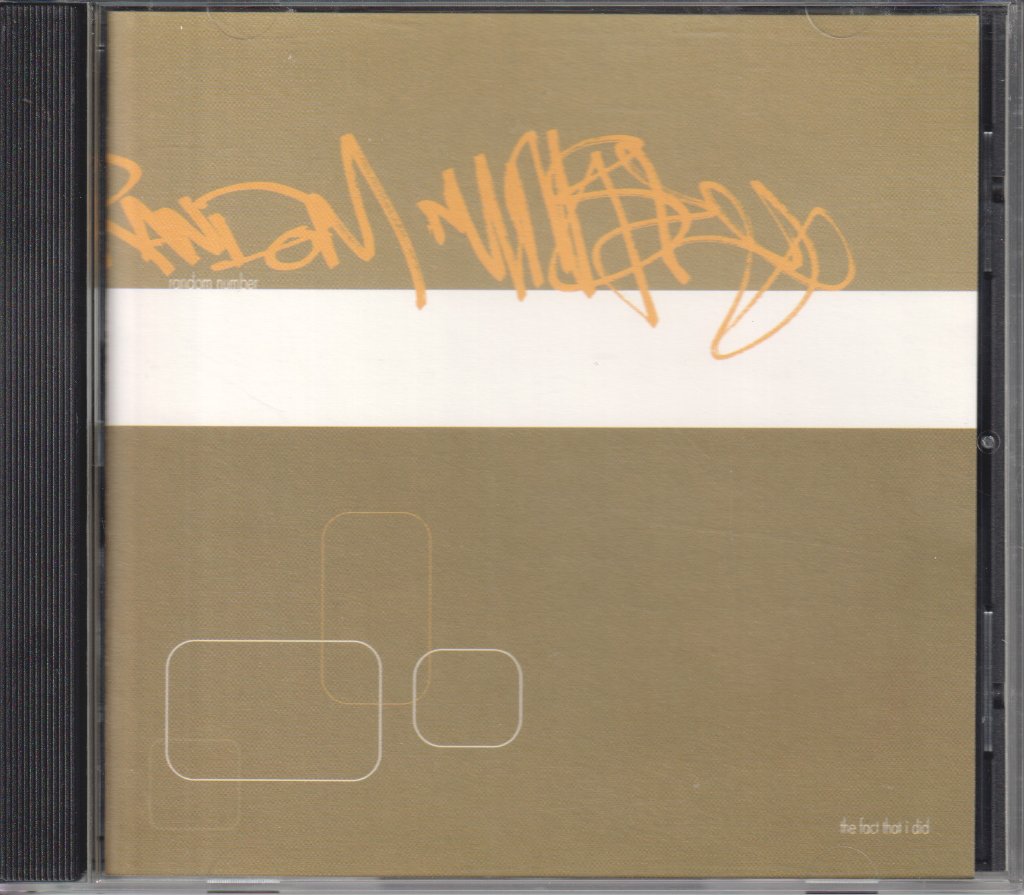 Random Number - Fact That I Did Ep - Cd – Vinyl Tap